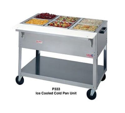 Duke 72 3/8" Aerohot Cold Food Bar - (5) Pan Capacity (P325) | Jancosales