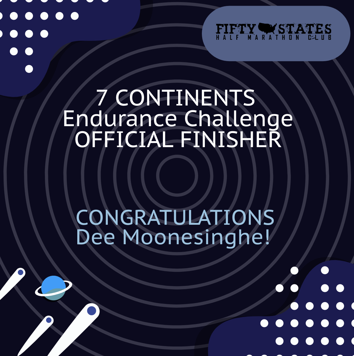 Deshini "Dee" Moonesinghe Finishes the 7 Continents Endurance Challenge ...