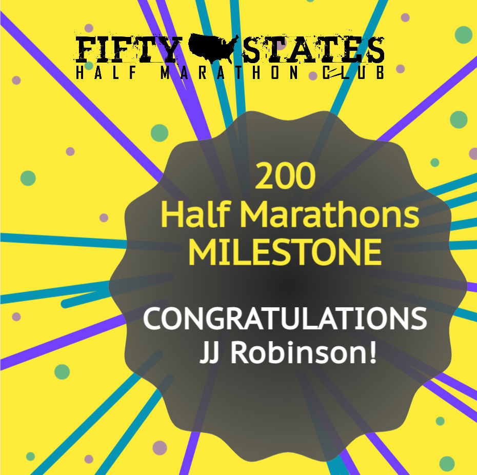 JJ Robinson Finishes 200 Half Marathon Milestone - From Baker, Montana