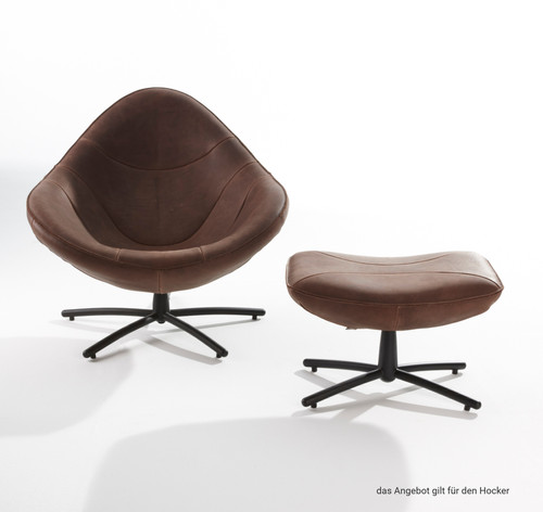 HIDDE - Hocker von LABEL in Yak-Leder | SEQUOIA Einrichtung