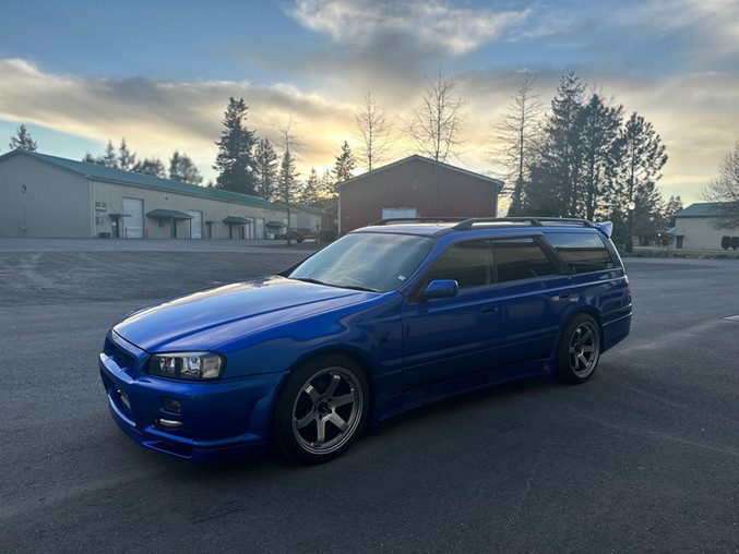 1996 Nissan Stagea RS4-V Turbo with R34 conversion