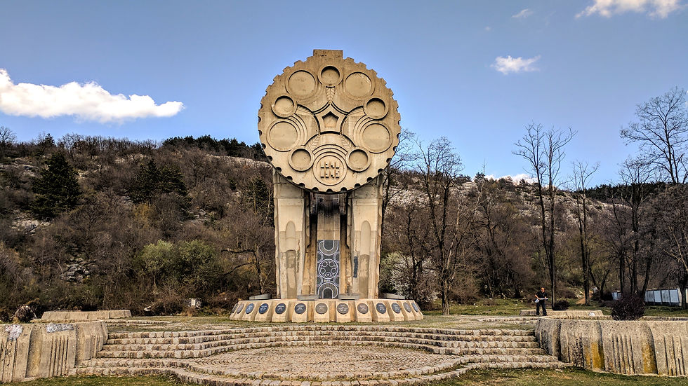Spomenik Database | Memorial at Trebjesa Hill at Nikšić