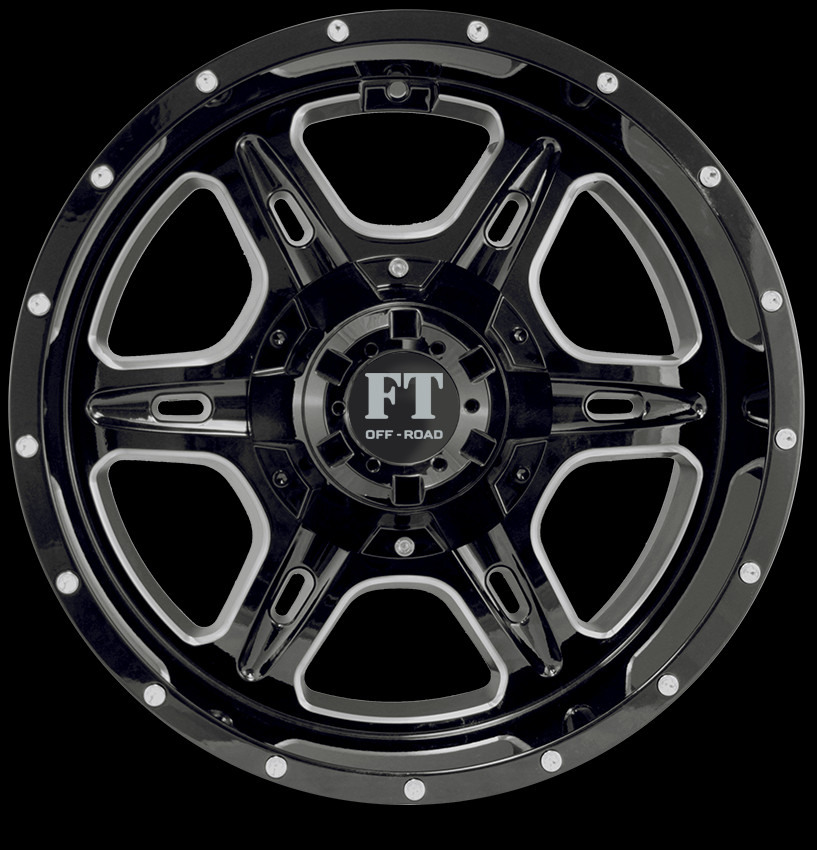 FT6054 Full Throtle Wheel Black MilledFT6054 Full Throtle Wheel Black ...