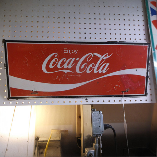 Enamel "Coca-Cola" Sign