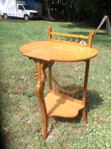 Oak Tri-Leg Stand [05-993] | stonehouse