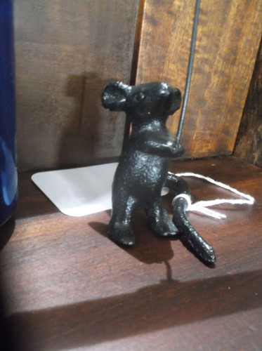 Cast Iron Business Card Mouse [11-153] | stonehouse