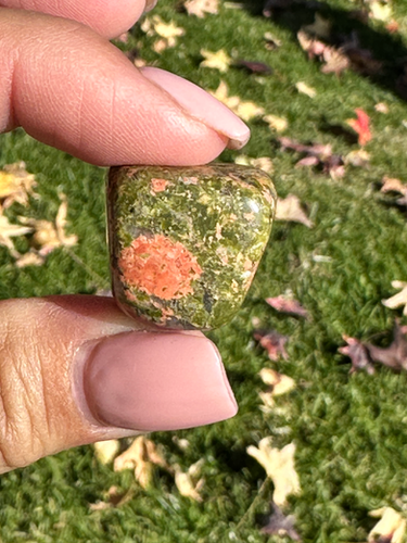 Unakite Tumbled Stone | PowerofThreeCenter