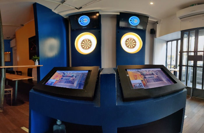 Interactive dartboard with games - how does it work?