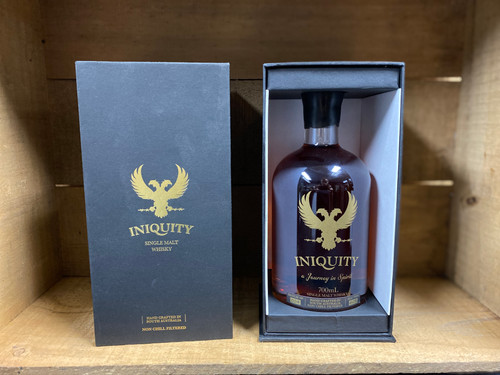 Iniquity Gold Batch No.4 Single Malt Whisky 700ml | DrinkSmiths