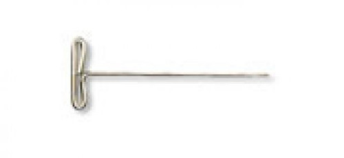 Bulk 1/2lb Box of Nickel Plated Steel Tailoring Easy Grip T-Pins #32 (2 ...