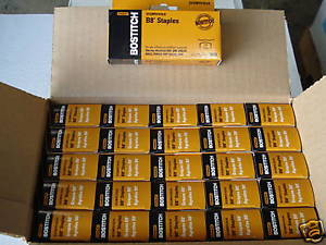 25 Boxes of Stanley Bostitch B8 PowerCrown Premium Staples (STCR2115 1/ ...