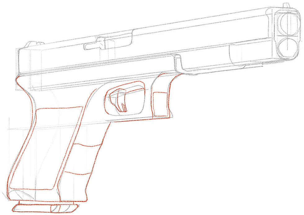 How To Draw a Glock Handgun