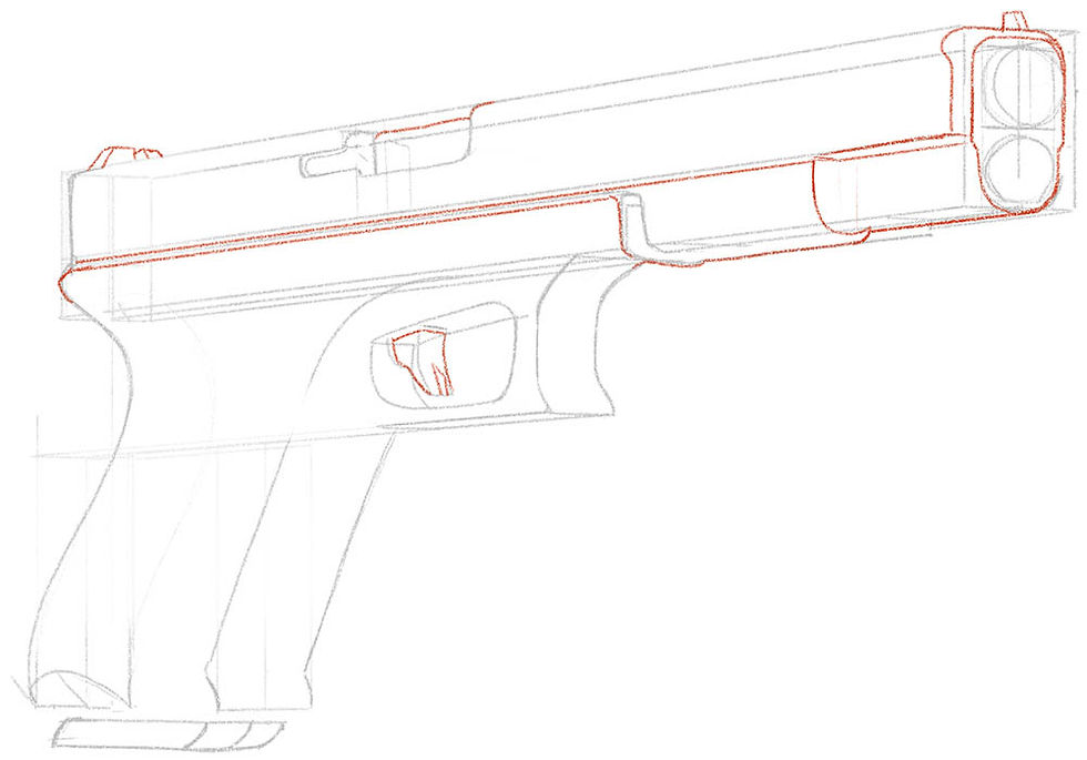 How To Draw a Glock Handgun