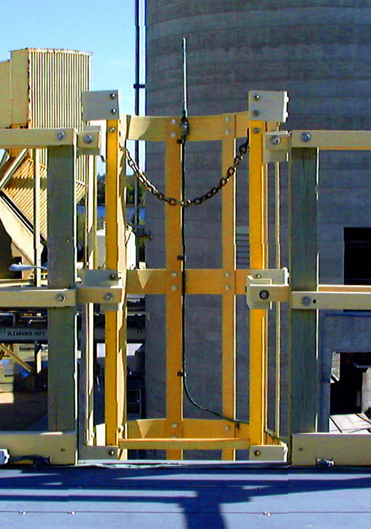 BEFORE - Cooling Tower Self Closing Safety Gate