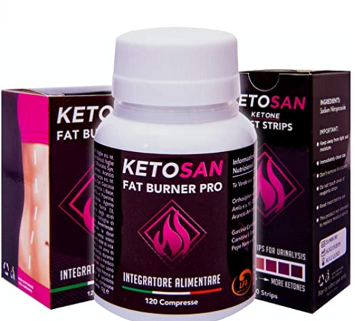 KETOSAN® Fat Burner Pro 3X1 | KIT: 120 PILLOLE DIMAGRANTI + 50 STRISCE ...