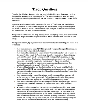 Cub Scouts | Silver Comet, BSA