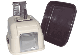 IMAC Easy Cat Hooded Litter Tray| Crystal Clear