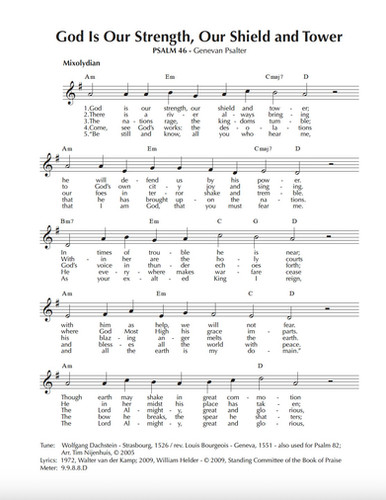 046 - Psalm 46 Geneva Lead Sheet | Genevan Tunes