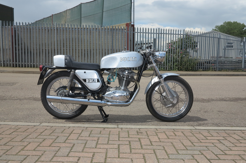 Ducati 350 Desmo Silver shotgun: Sold.