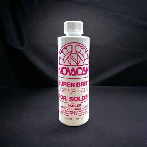 Novacan Super Brite Copper Patina - 8 Oz | BiNARi Glass Studio