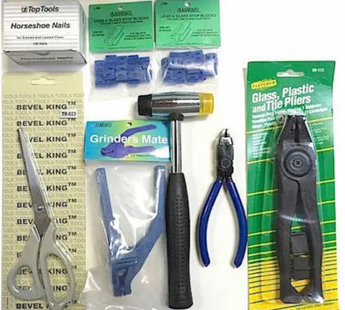 7 Item Basic Stained Glass Tool Kit | BiNARi Glass Studio