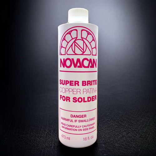 Novacan Super Brite Copper Patina - 16 Oz | BiNARi Glass Studio