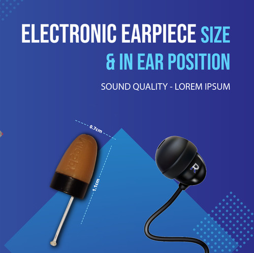 Micspy Electronic Spy earpiece - Only earpiece without EMW module ...