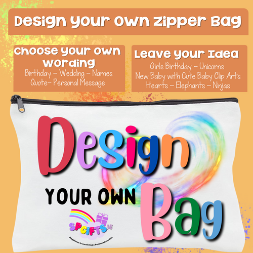 Design your own Zipper Bag | spgifts