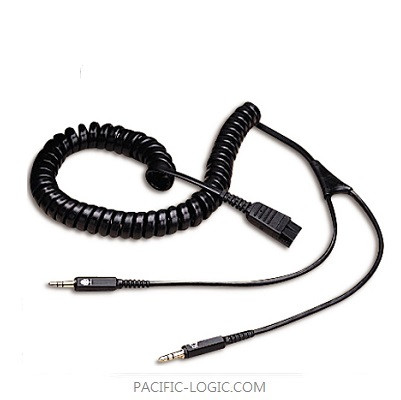 PC Cord - QD to 2x3.5mm | Pacific Logic Ltd.
