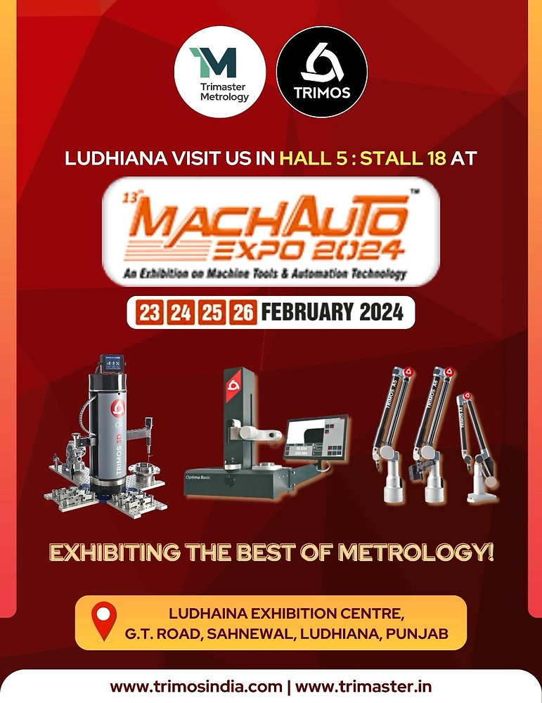 Trimaster Metrology & Trimos INDIA 23/24/25/26th February 2024