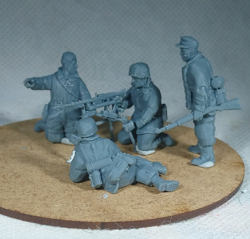 Fallschirmjäger MG34 Team | Pure Sable Painting