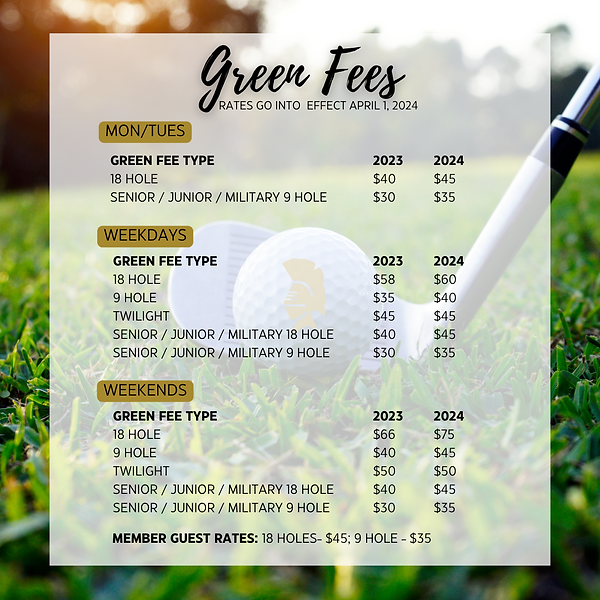 GOLF RATES | Avalon Country Club