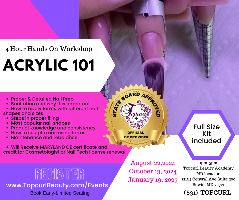 Nail Care Essentials: Acrylic | Topcurl Beauty Acade