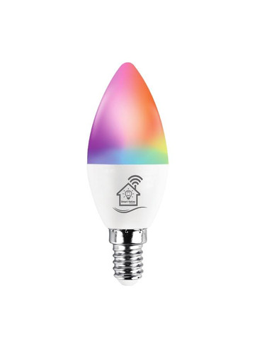 Smart LED Bulb - Zigbee E14,C37, 5W RGBW | Smart Valley