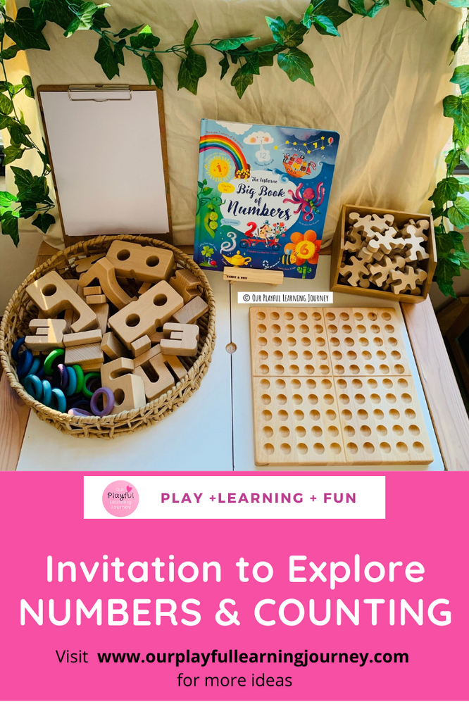 Invitation to Explore Numbers and Counting