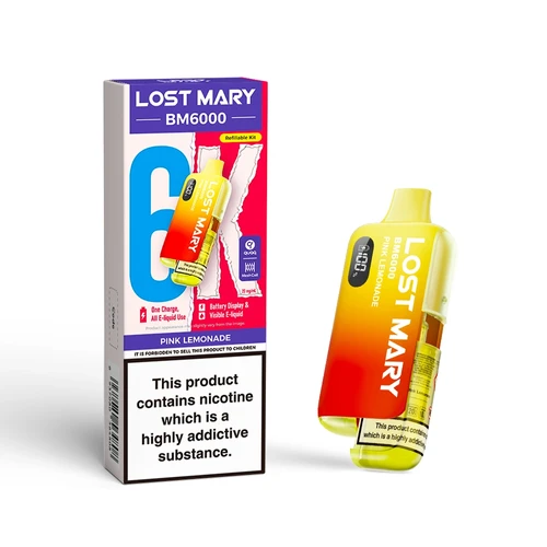 Pink Lemonade Lost Mary BM6000 | 6K Puffs | £10.99