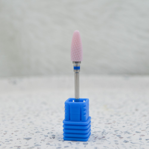 Pink Ceramic CC Flame Bit - Medium | SassyNailsnSupplies