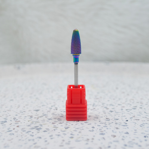 Rainbow Carbide Flame Bit - Fine | SassyNailsnSupplies
