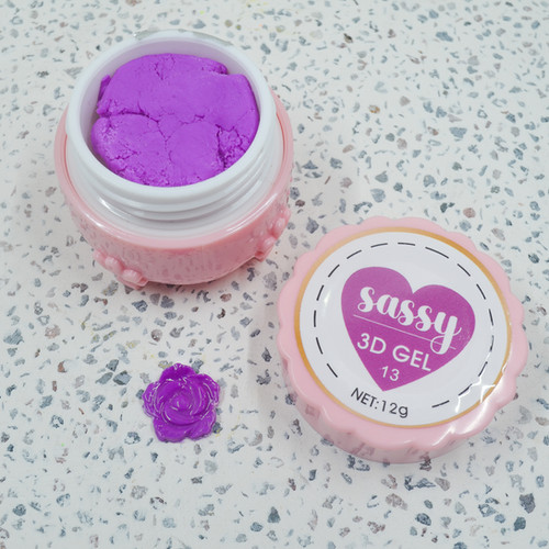 Sassy 3D Gel - Purple 13 | SassyNailsnSupplies