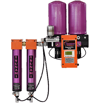 Pure 10 MM Series 10Hp 40CFM with Mounted-Moisture Minder pneumatic ...