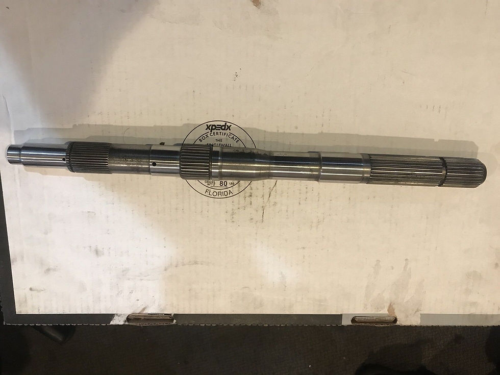 4L60E Transmission, Output Shaft 18 1/2 . 4 1/2 Spline No Governor Gear ...