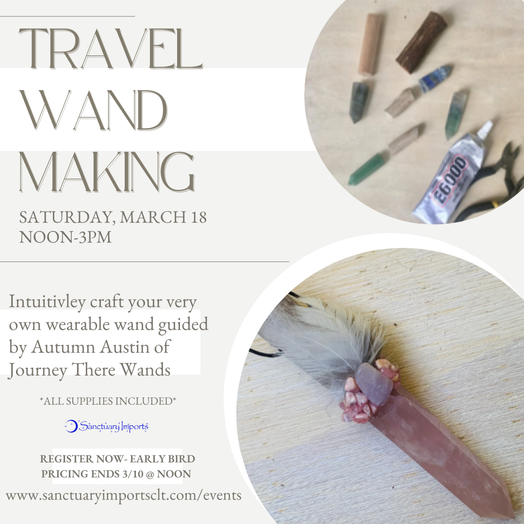Journey There Wands Travel Wand Making Class with Autumn Austin ...