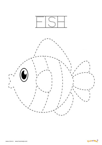 Fish Join The Dots Lesson Template | Trace N Wipe