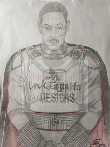 Moff Gideon Fan Art - (8.5 x 11) Print | Inkcognitodesigns