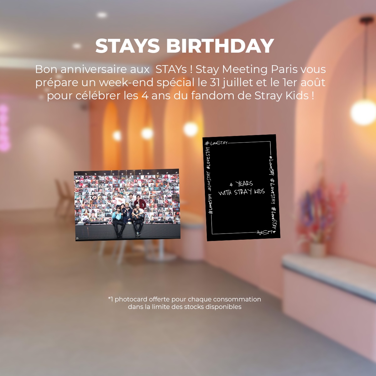 SKZ : Réservation table - Dimanche 31/07 | kpopisforcoolkids
