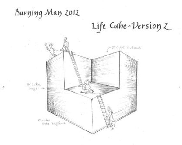 The Life Cube V2 Construction Drawing