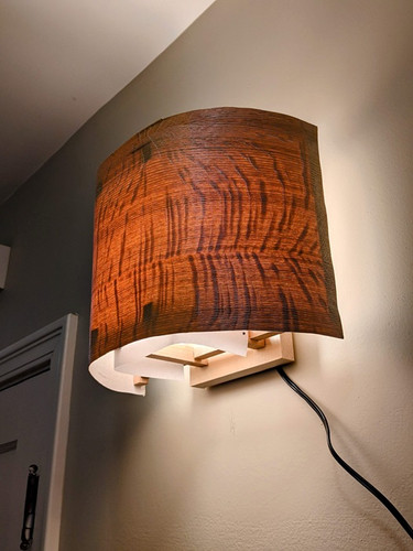 Japanese Lantern - Wall Sconce | Haguruma Kuruma