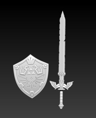 Mastersword + Mastershield (Zelda) | Customs Cave Store