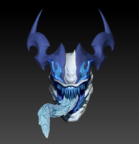 Venom Snow Symbiote (Marvel Rivals) | Customs Cave Store