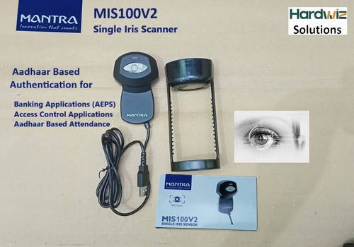 MANTRA MIS 100 V2 Single Iris Scanner USB Biometric Device for Ayushman ...